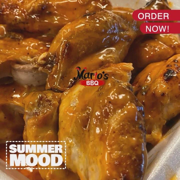 Mario's BBQ menu in Mississauga, Ontario, Canada