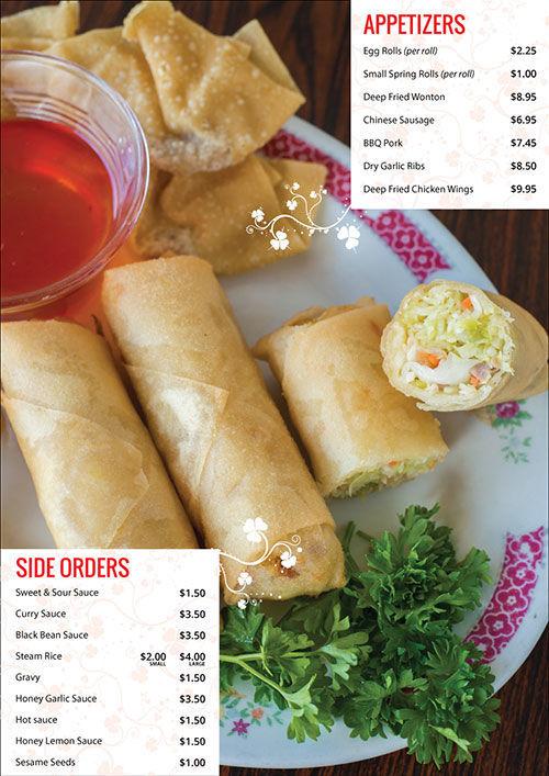 Golden Carriage Restaurant menu in Courtenay, British Columbia, Canada