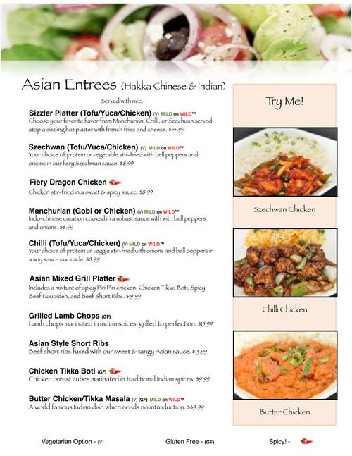Nikoz Fusion Grill menu in Sugar Land, Texas, USA