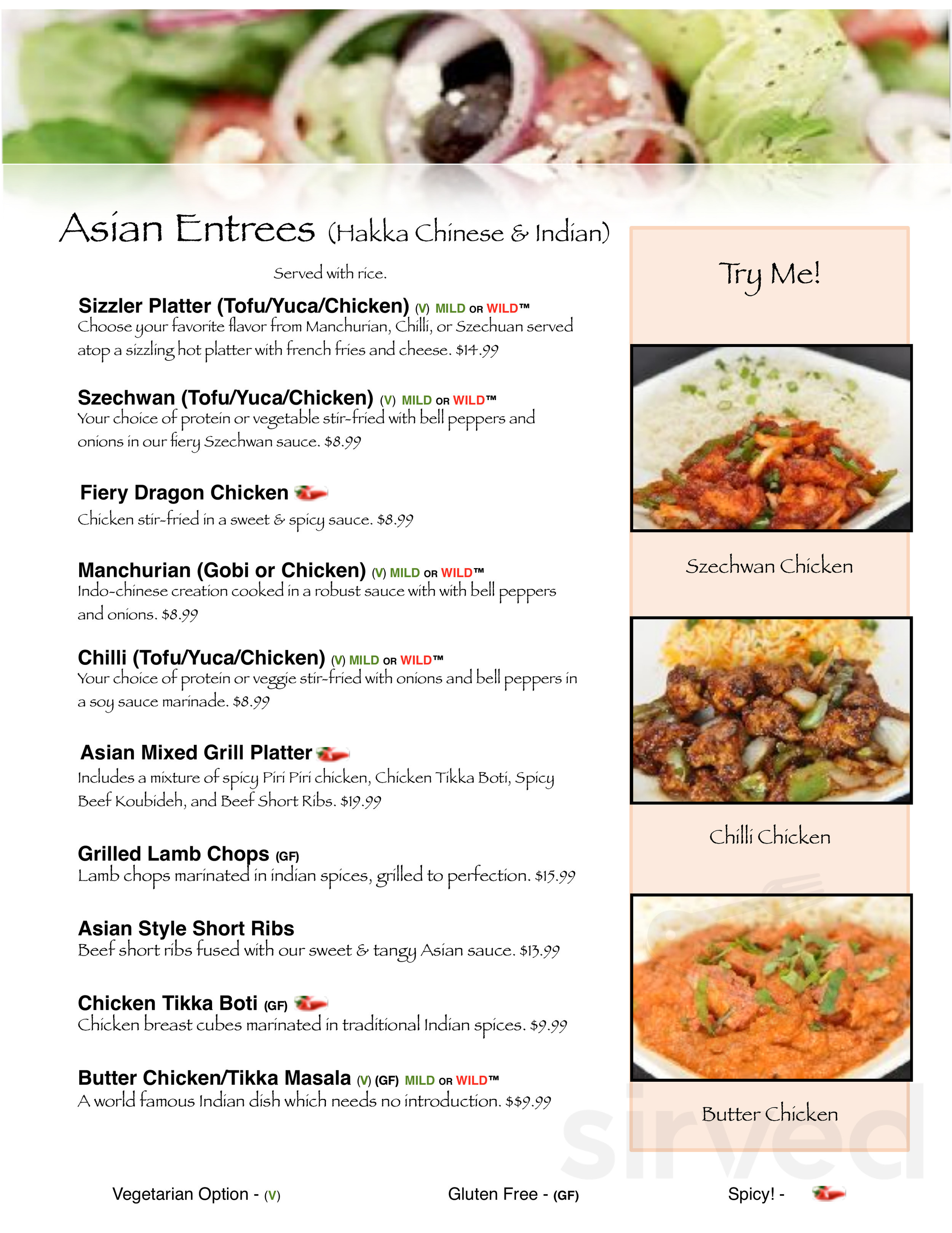 Nikoz Fusion Grill menu in Sugar Land, Texas, USA
