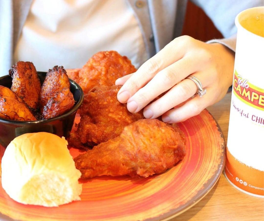 Pollo Campero menu in Burbank, California, USA