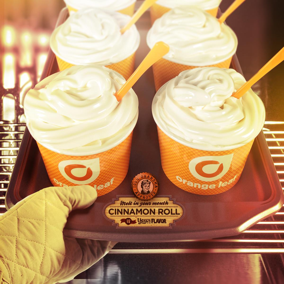 Orange Leaf menu in Andrews, Texas, USA