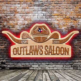 Menu for Outlaws Saloon in Terrell, TX | Sirved