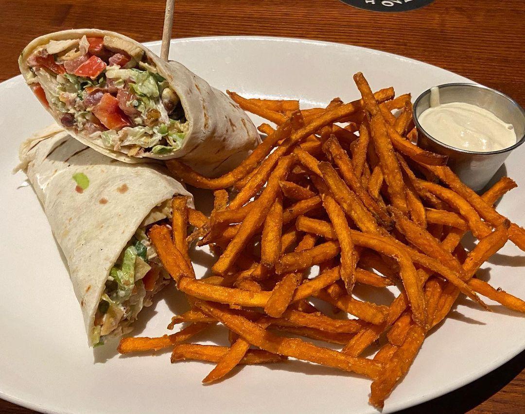 Houlihan's menu in Denton, Texas, USA