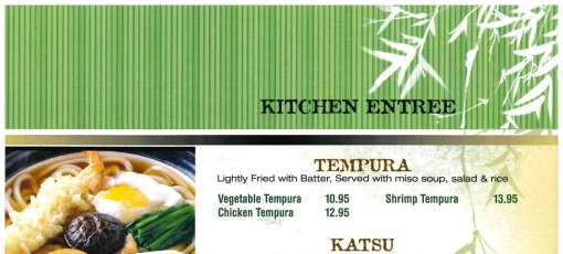 Menu for KUMO Japanese Hibachi Steakhouse & Hibachi Grill in Greenwood ...