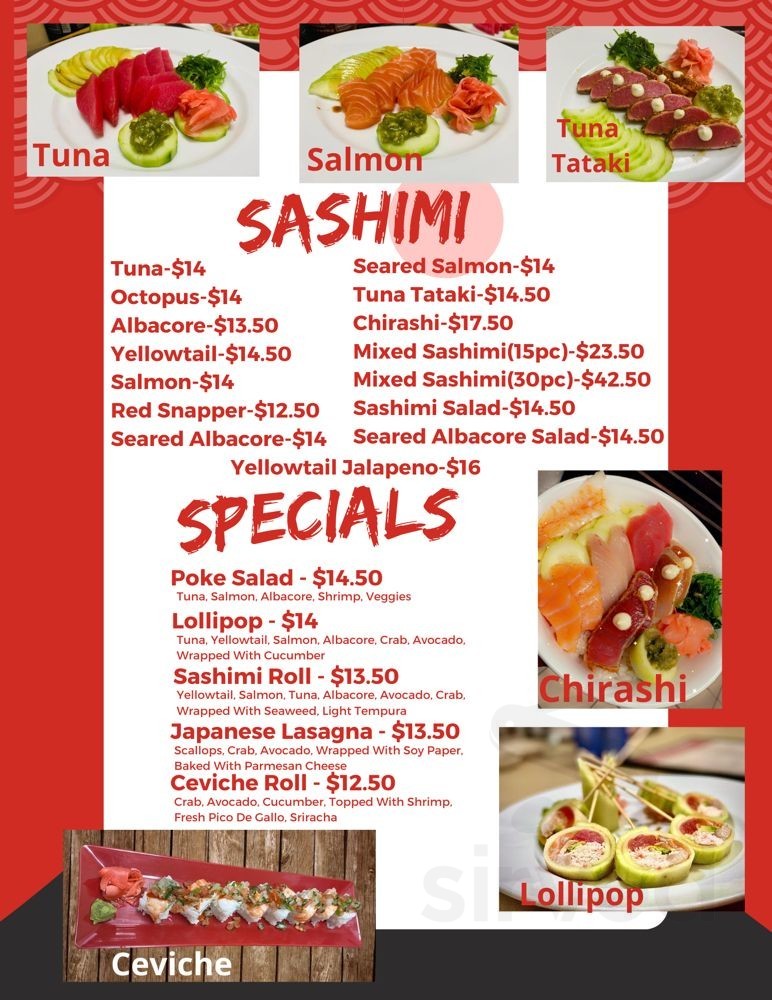 760 Sushi Bros menu in Victorville, California, USA