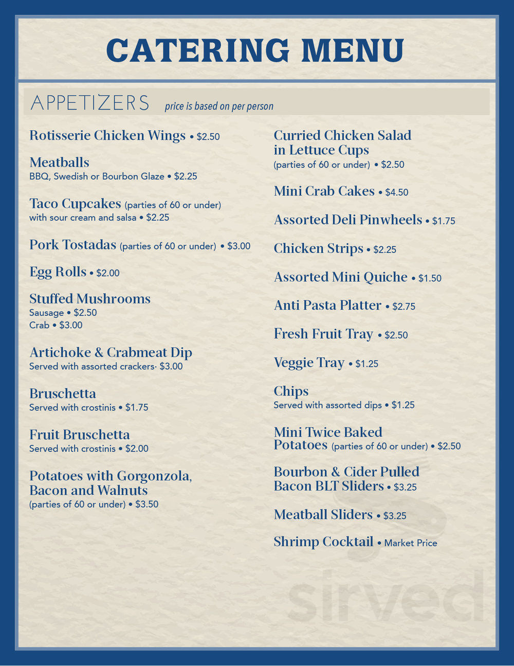 Long Bridge Golf Course menus in Springfield, Illinois, United States