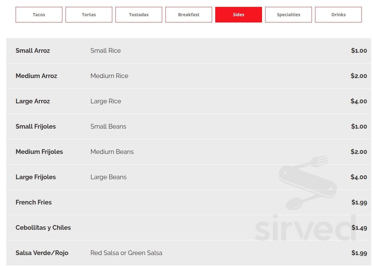 Rico Fresh Market menu in Chicago, Illinois, USA