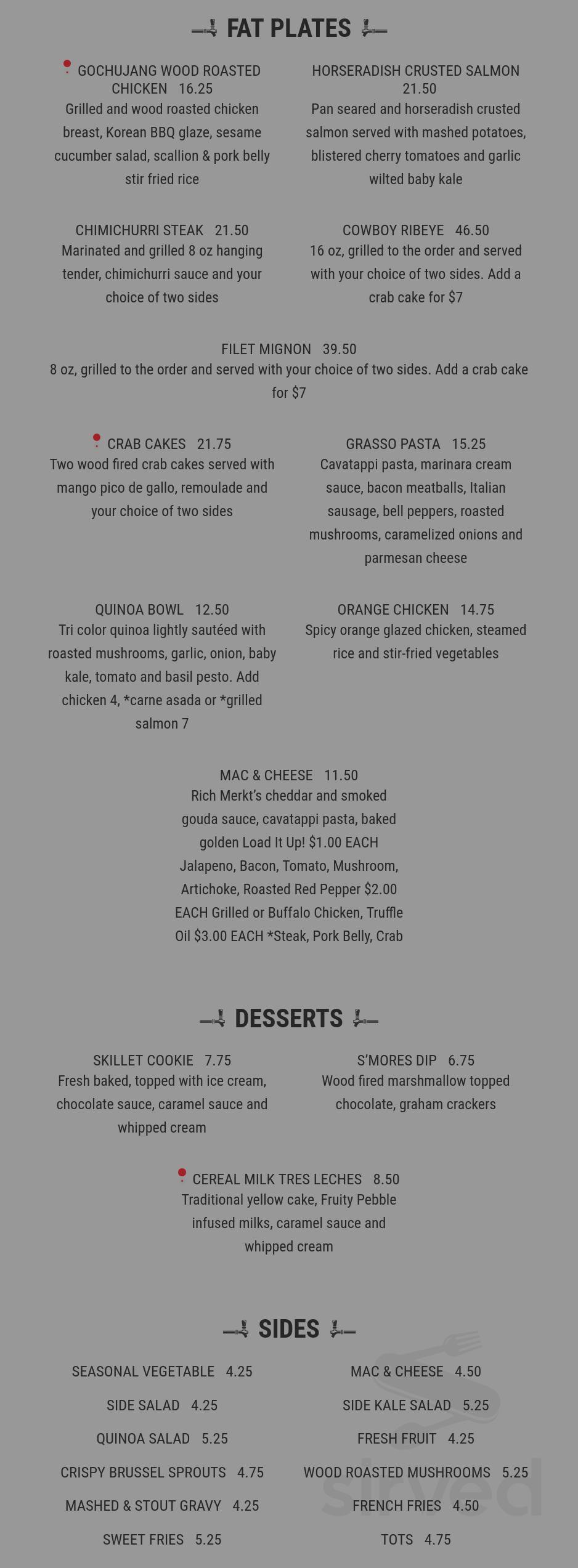 Fatpour Tap Works - McCormick menu in Chicago, Illinois, USA