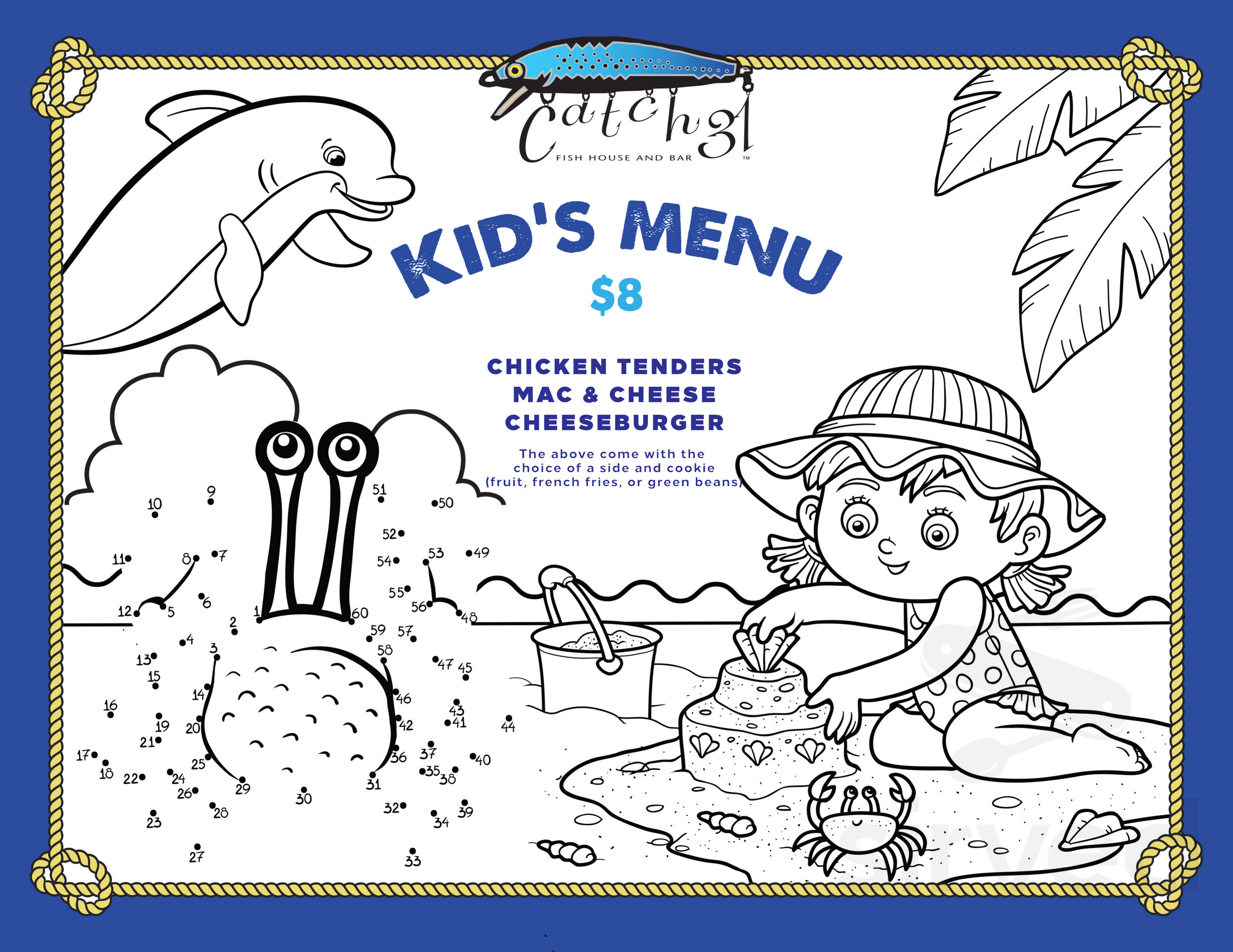 Catch 31 Fish House & Bar menu in Virginia Beach, Virginia, USA