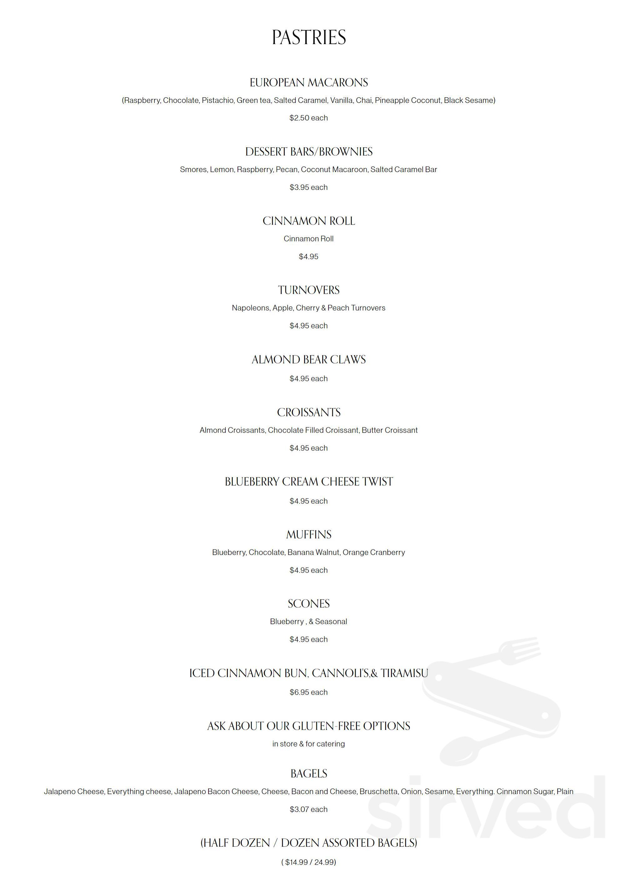 Guildhall menu in Whittier, California, USA