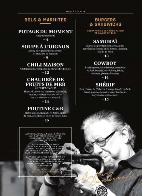 Cecile et Ramone menu in Québec City, Quebec G1M 2E8, Canada