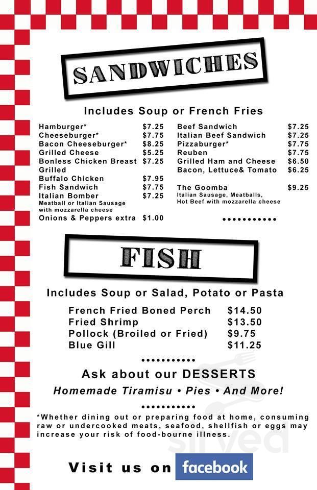 Nonna's Pizzeria menus in Racine, Wisconsin, United States