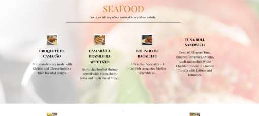 Menu for Bossa Nova Brazilian Cuisine Restaurant & Bar - Los Angeles ...