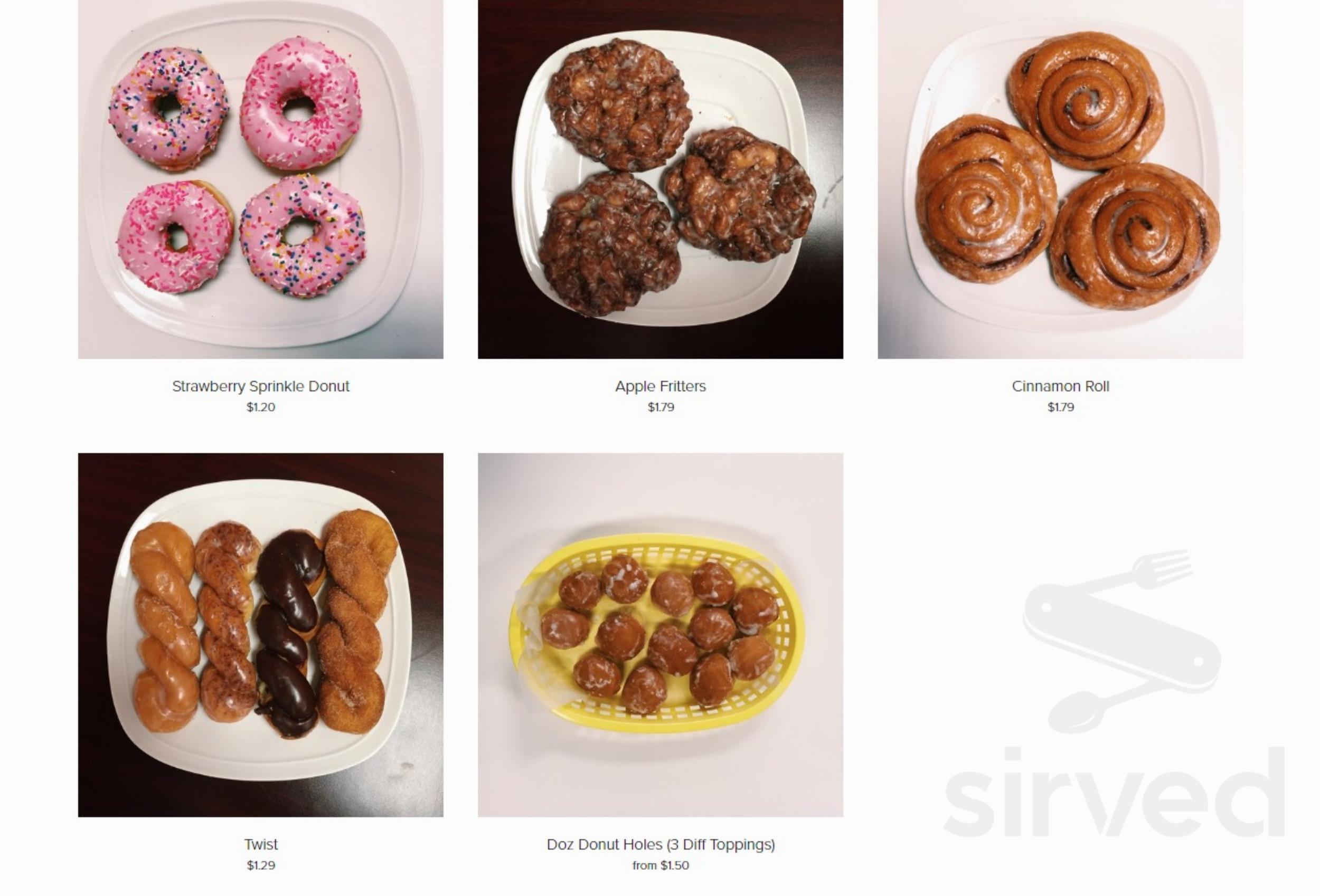 Menu - Frisco TX's Terry's Donuts | Sirved