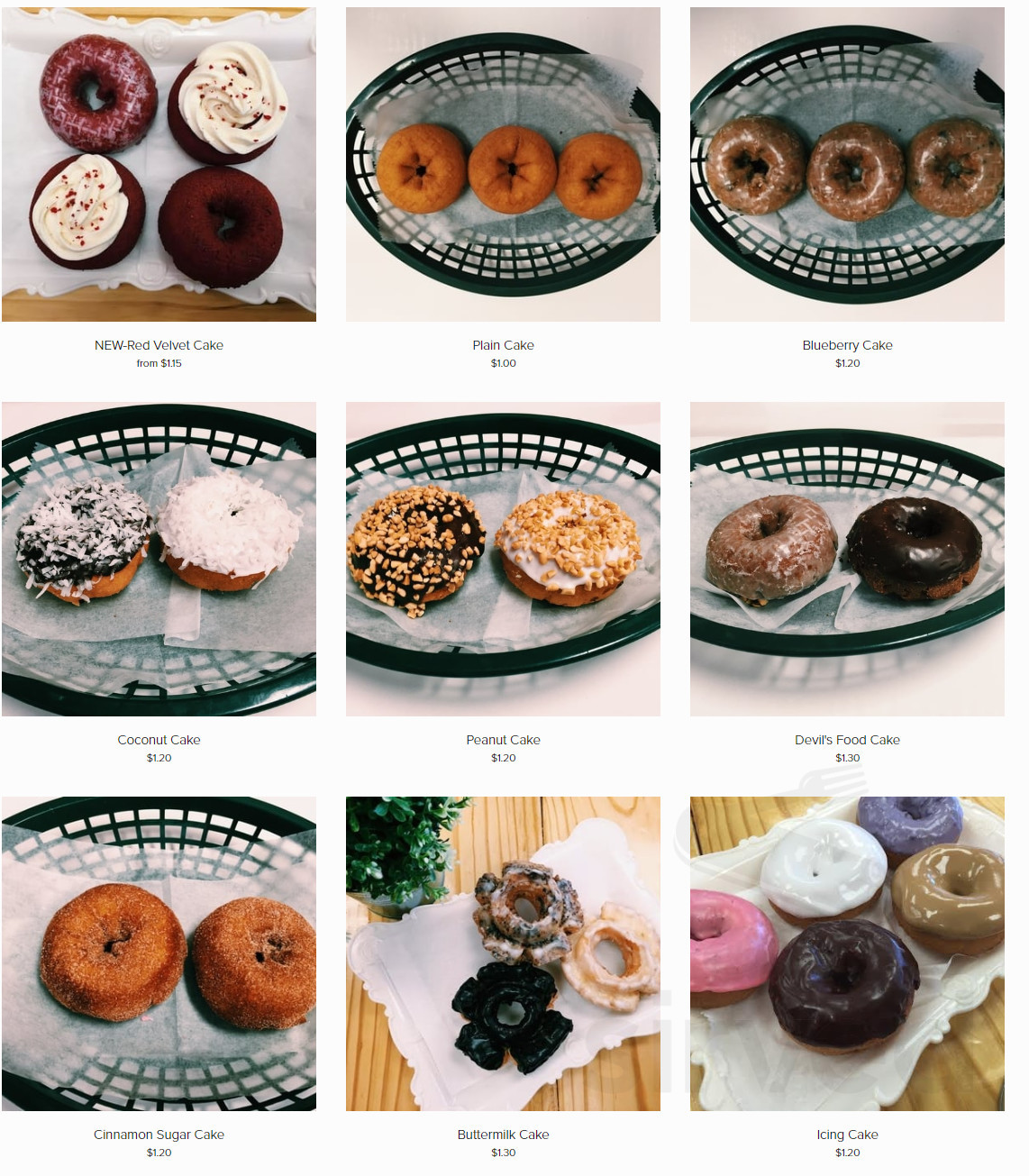 Menu - Frisco TX's Terry's Donuts | Sirved
