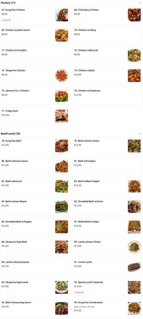 Hometown Restaurant menu in Irvine, California, USA