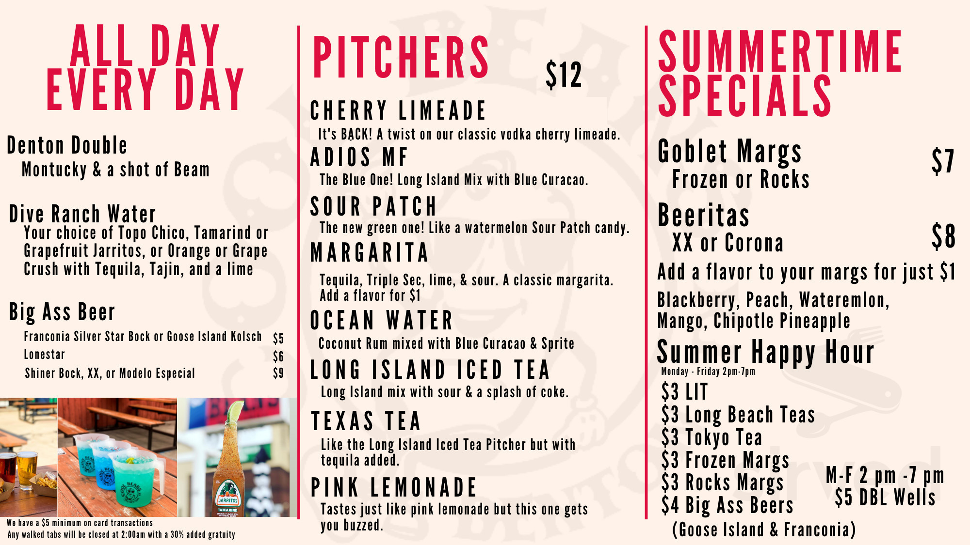 Cool Beans menus in Denton, Texas, United States