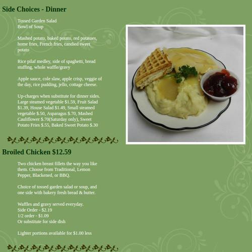 Dream Restaurant menu in Hollidaysburg, Pennsylvania, USA