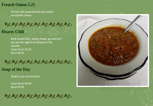 Dream Restaurant menu in Hollidaysburg, Pennsylvania, USA