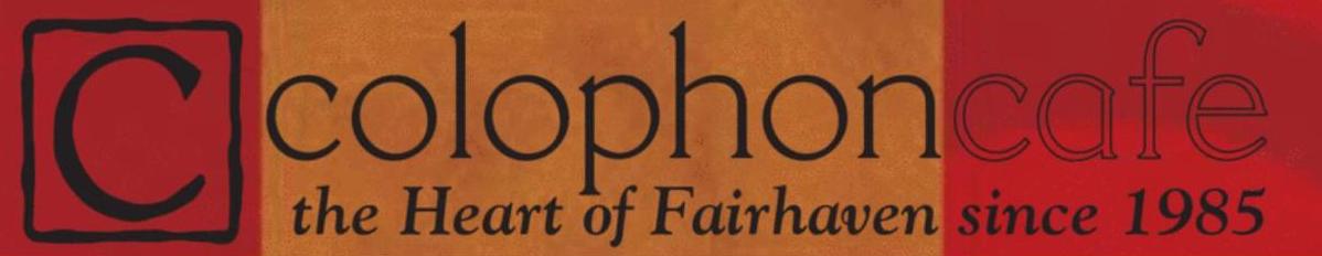 Menu for Colophon Cafe in Bellingham, WA | Sirved