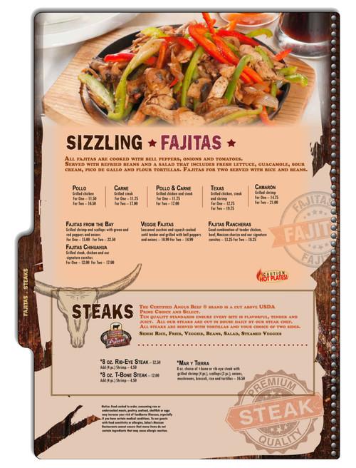Salsa's Mexican Café menu in Leonardtown, Maryland, USA