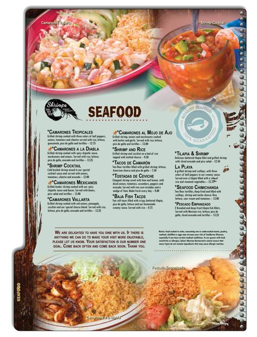 Salsa's Mexican Café menu in Leonardtown, Maryland, USA