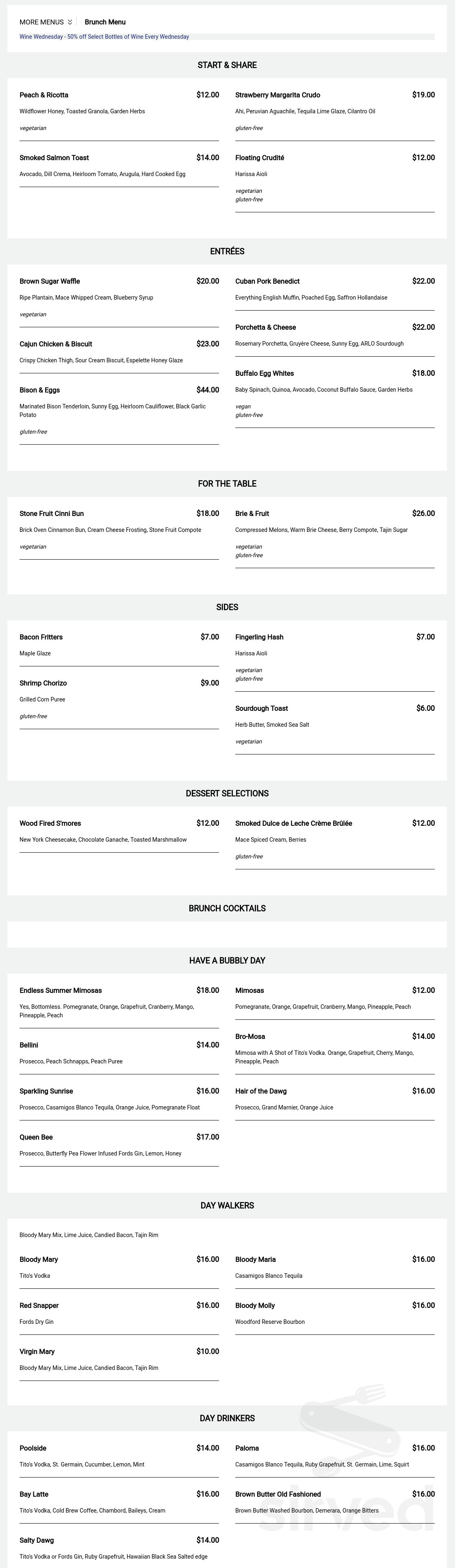 ARLO menus in San Diego, California, United States
