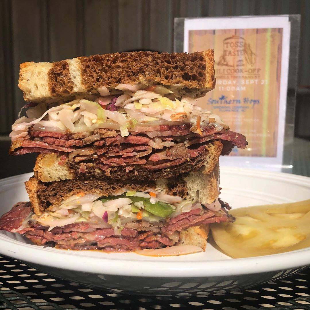 Southern Hops Brewing Co. menu in Florence, South Carolina, USA