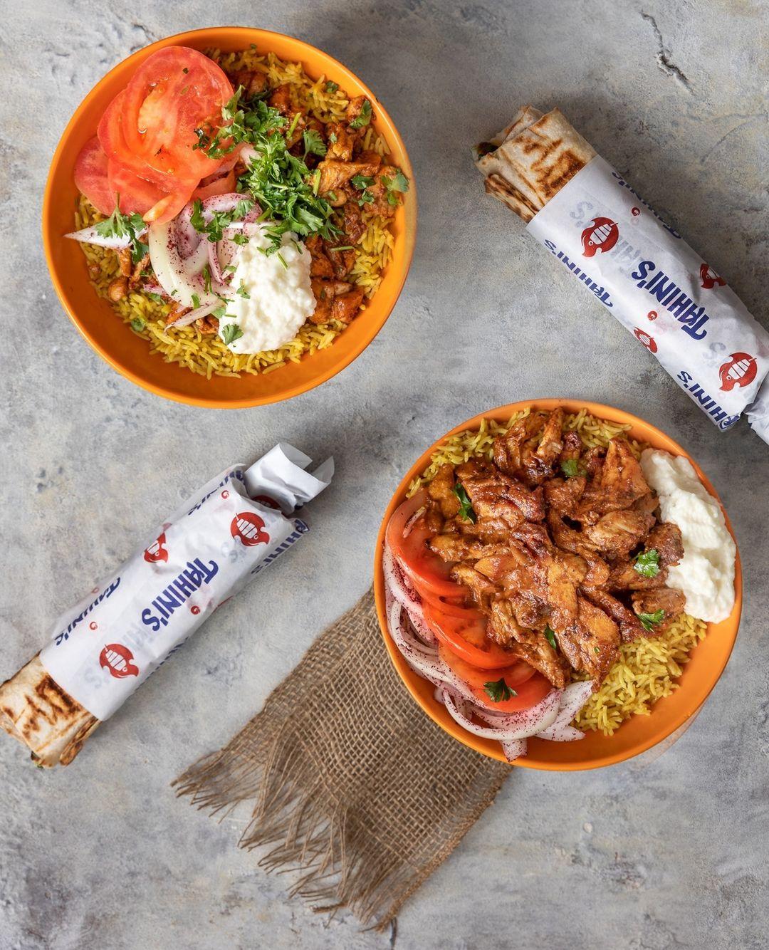 Tahini's menu in Barrie, Ontario, Canada