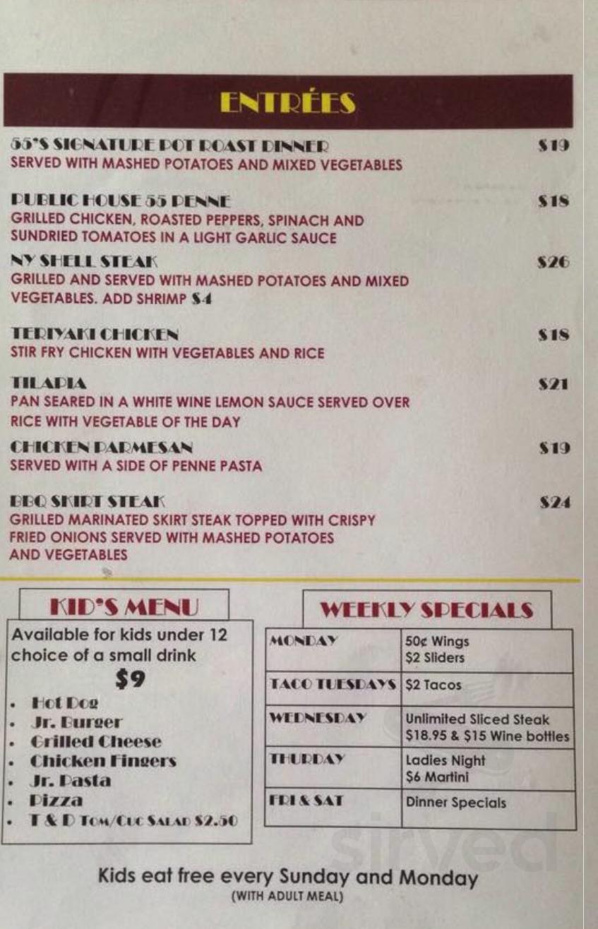Repeal Bar & Restaurant menus in Garden City, New York, United States