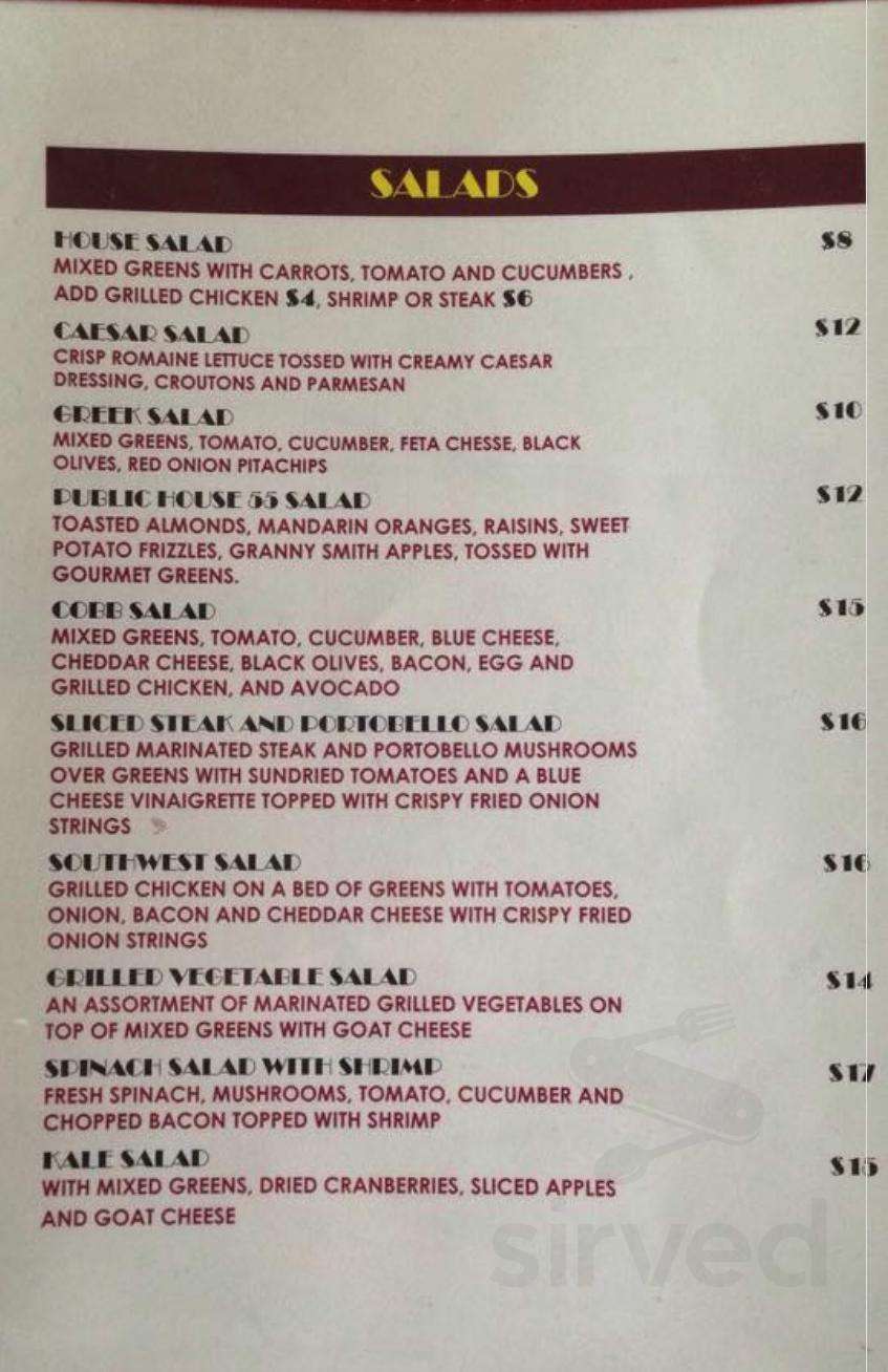 Repeal Bar & Restaurant menus in Garden City, New York, United States