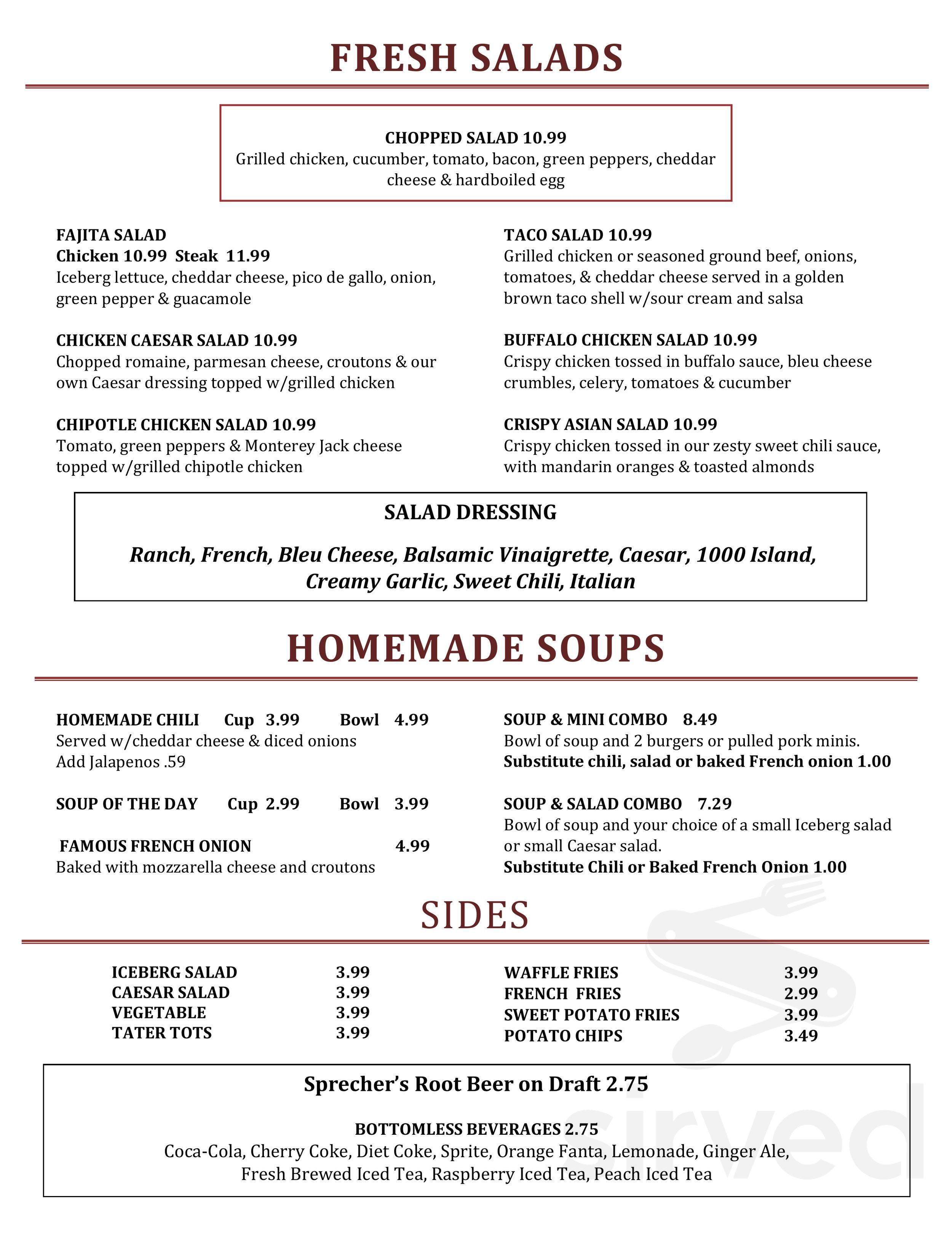 Cruisin menus in Gilberts, Illinois, United States