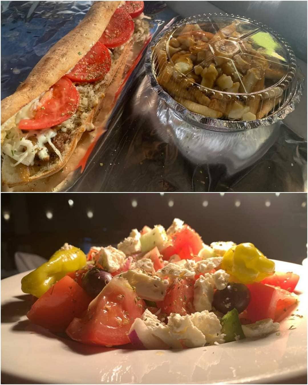 Vivaldi menu in Pierrefonds, Quebec, Canada