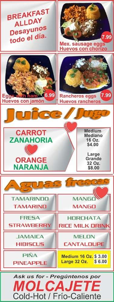 Three Brothers Grill menu in Pottstown, Pennsylvania, USA