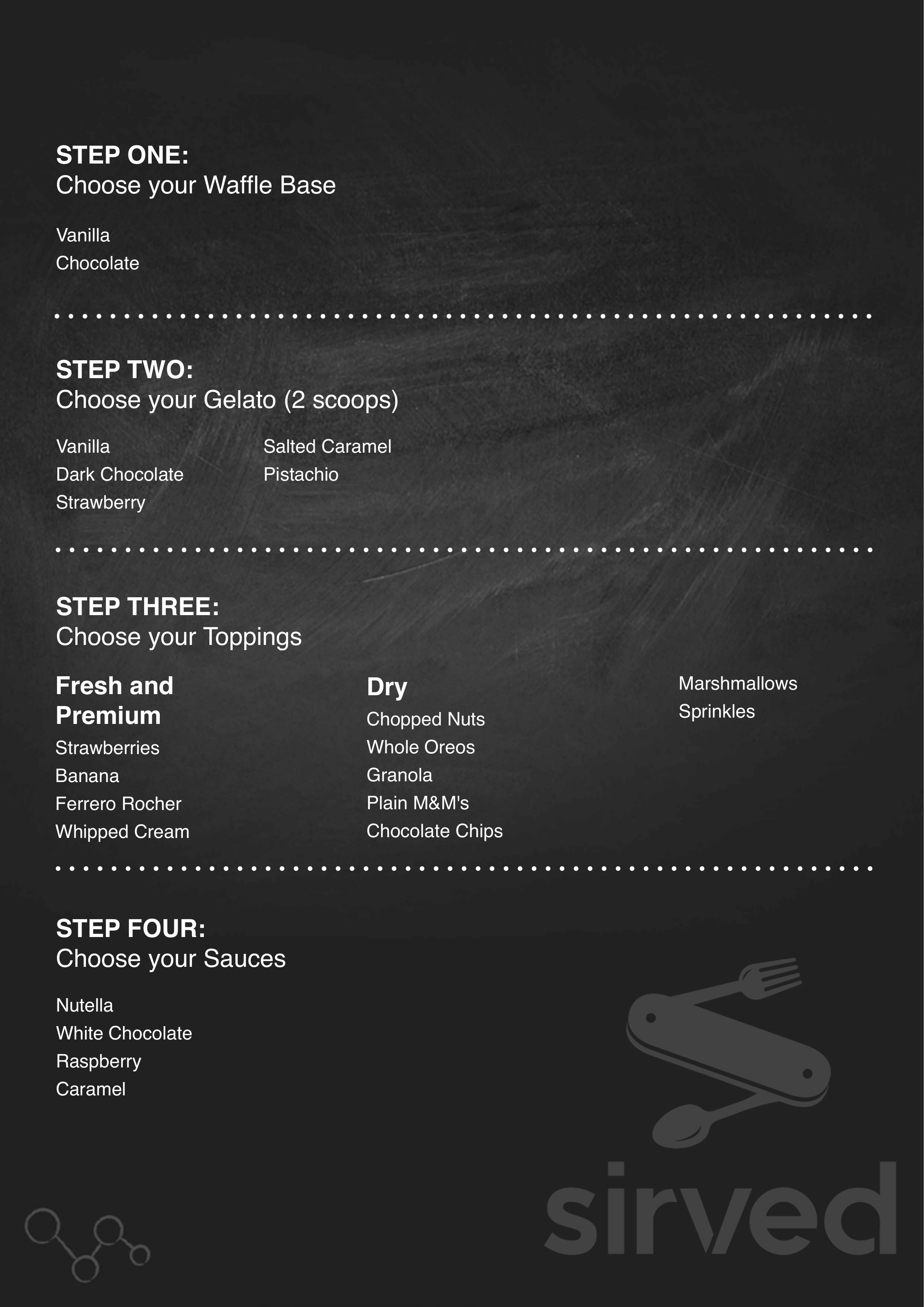 Bubbleology menus in Dearborn, Michigan, United States