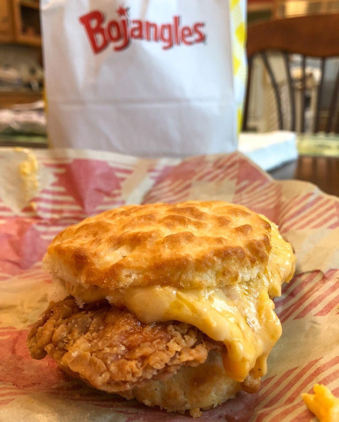 Bojangles menu in Muscle Shoals, Alabama, USA