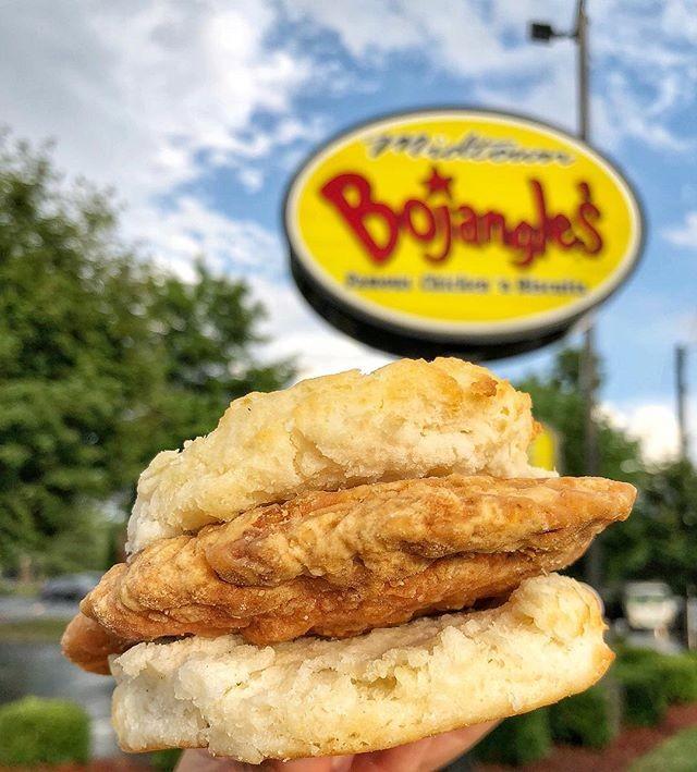 Bojangles menu in Muscle Shoals, Alabama, USA