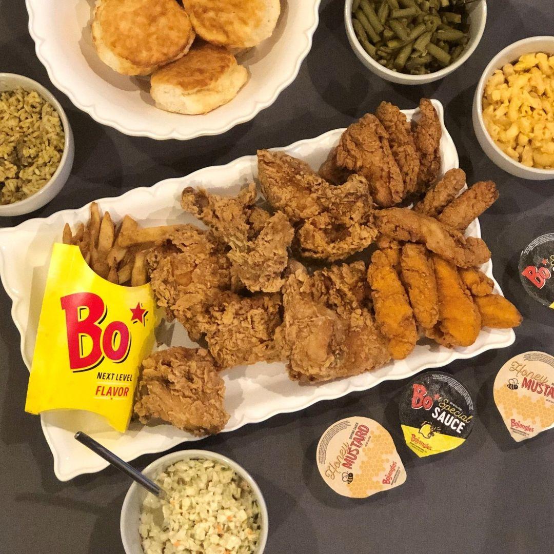 Bojangles menu in Muscle Shoals, Alabama, USA