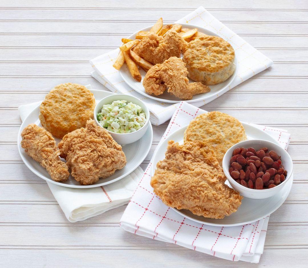 Bojangles menu in Muscle Shoals, Alabama, USA