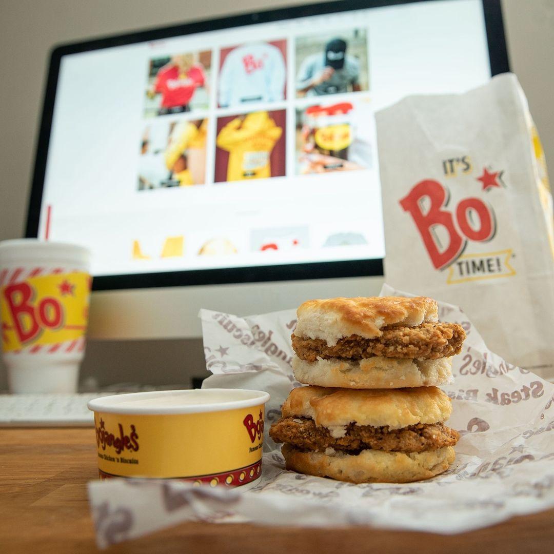 Bojangles menu in Muscle Shoals, Alabama, USA