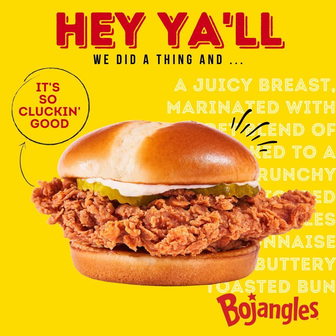 Bojangles menu in Muscle Shoals, Alabama, USA