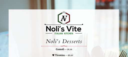 Menu for Noli's Vite in Cibolo, TX | Sirved