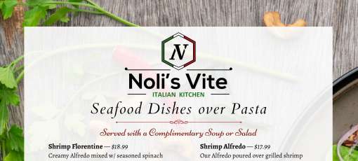 Menu for Noli's Vite in Cibolo, TX | Sirved