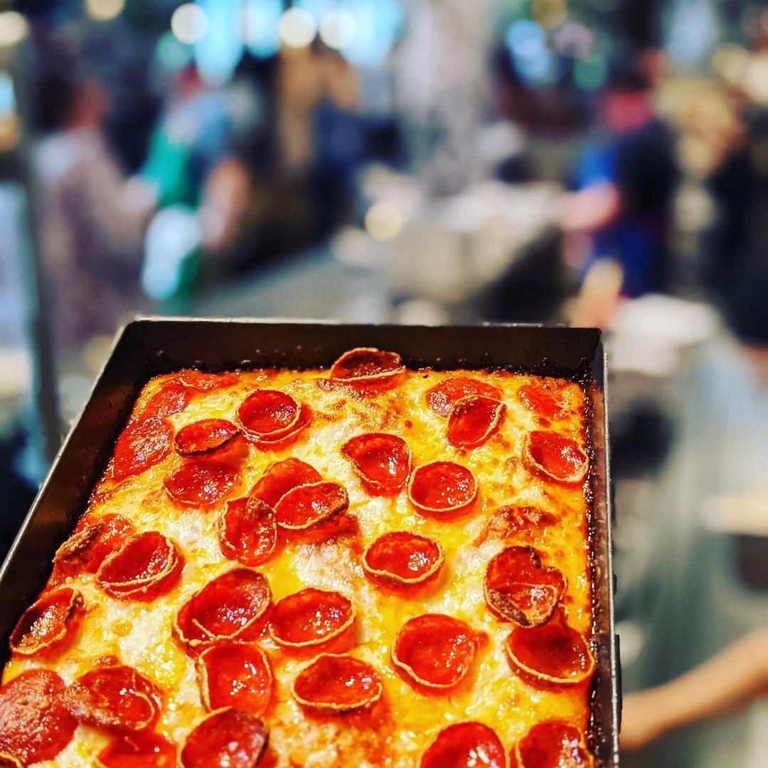 Wrecktangle Pizza menu in Minneapolis, Minnesota, USA