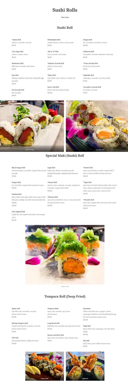 Bistro Box Restaurant & Bar menu in Seattle, Washington, USA