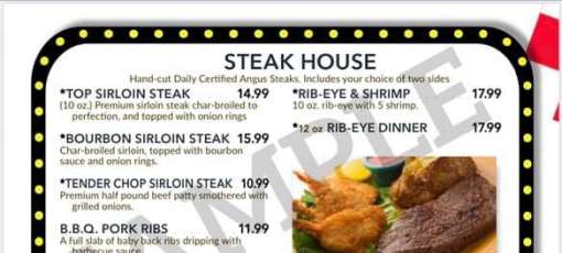 Menu for Diner 54 in Kirksville, MO | Sirved