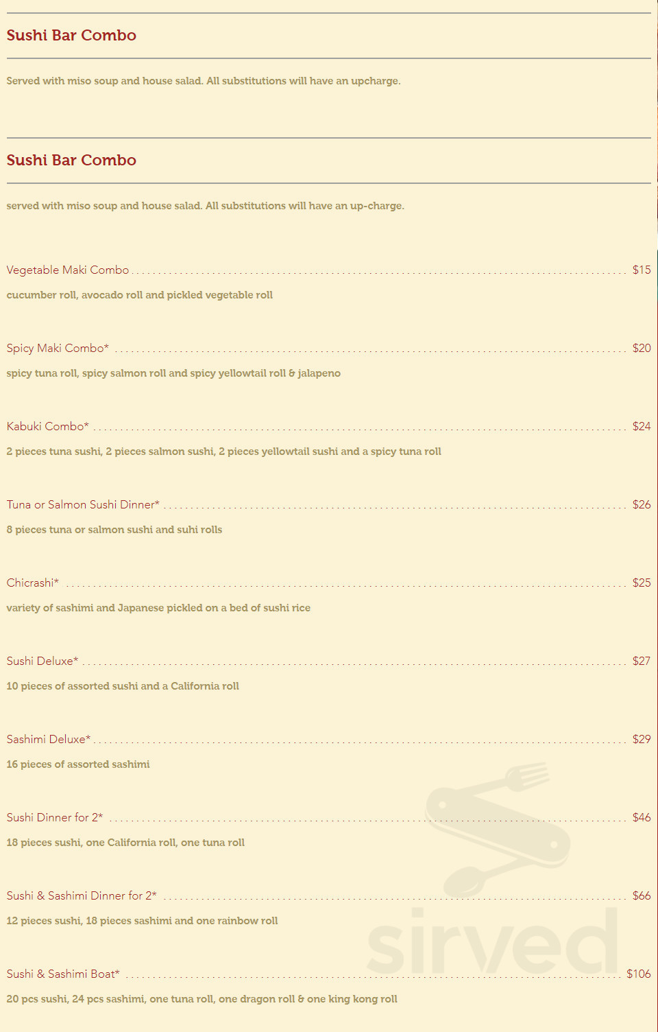 East Moon Asian Bistro & Sushi menus in Westminster, Colorado, United ...