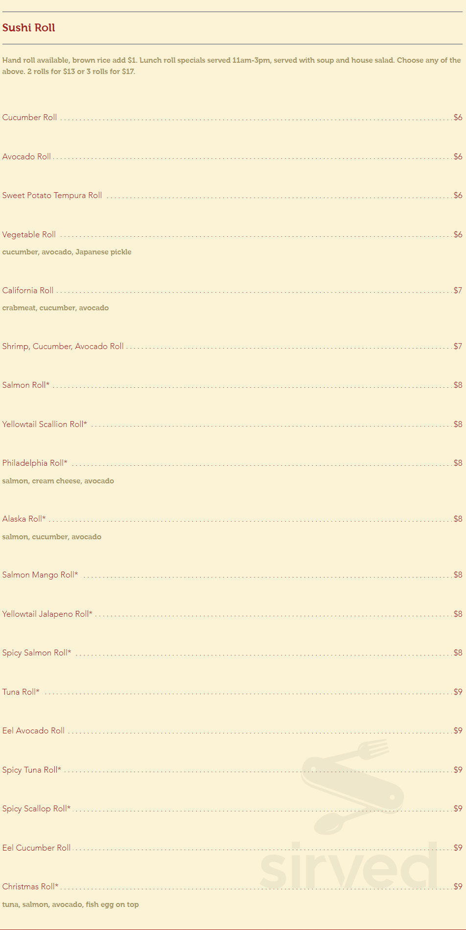 East Moon Asian Bistro & Sushi menus in Westminster, Colorado, United ...