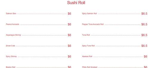 Menu for Big Bamboo Asian Fusion in Port Charlotte, FL | Sirved